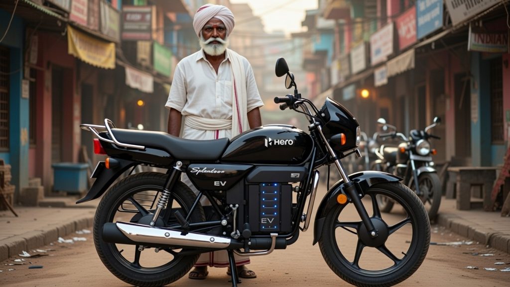 Hero Splendor EV Bike : 390 किलोमीटर माइलेज के साथ सबसे सस्ते दामों में ...